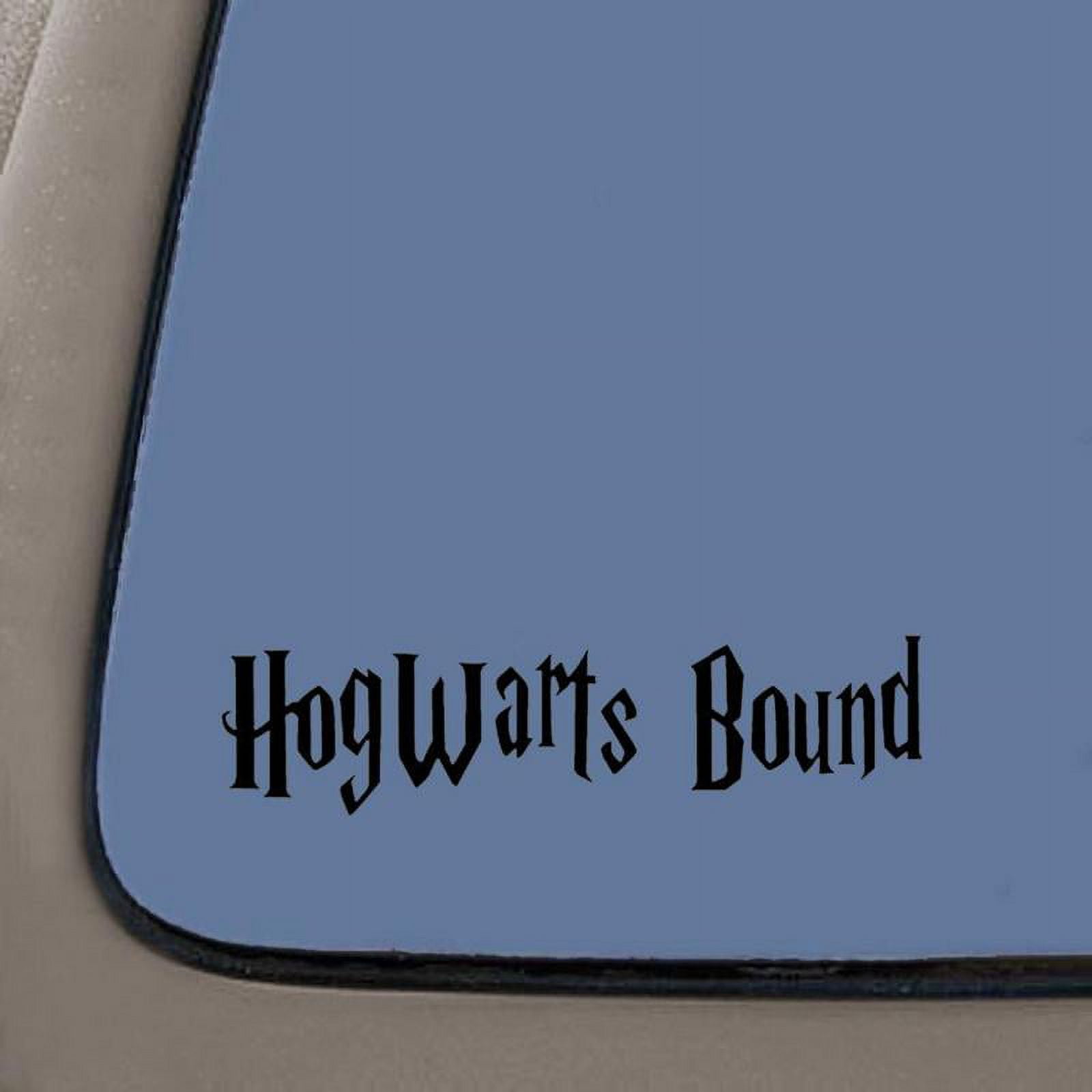 Hogwarts Bound Decal | 8.5-Inches | Black Vinyl Decal | Car Truck Van ...