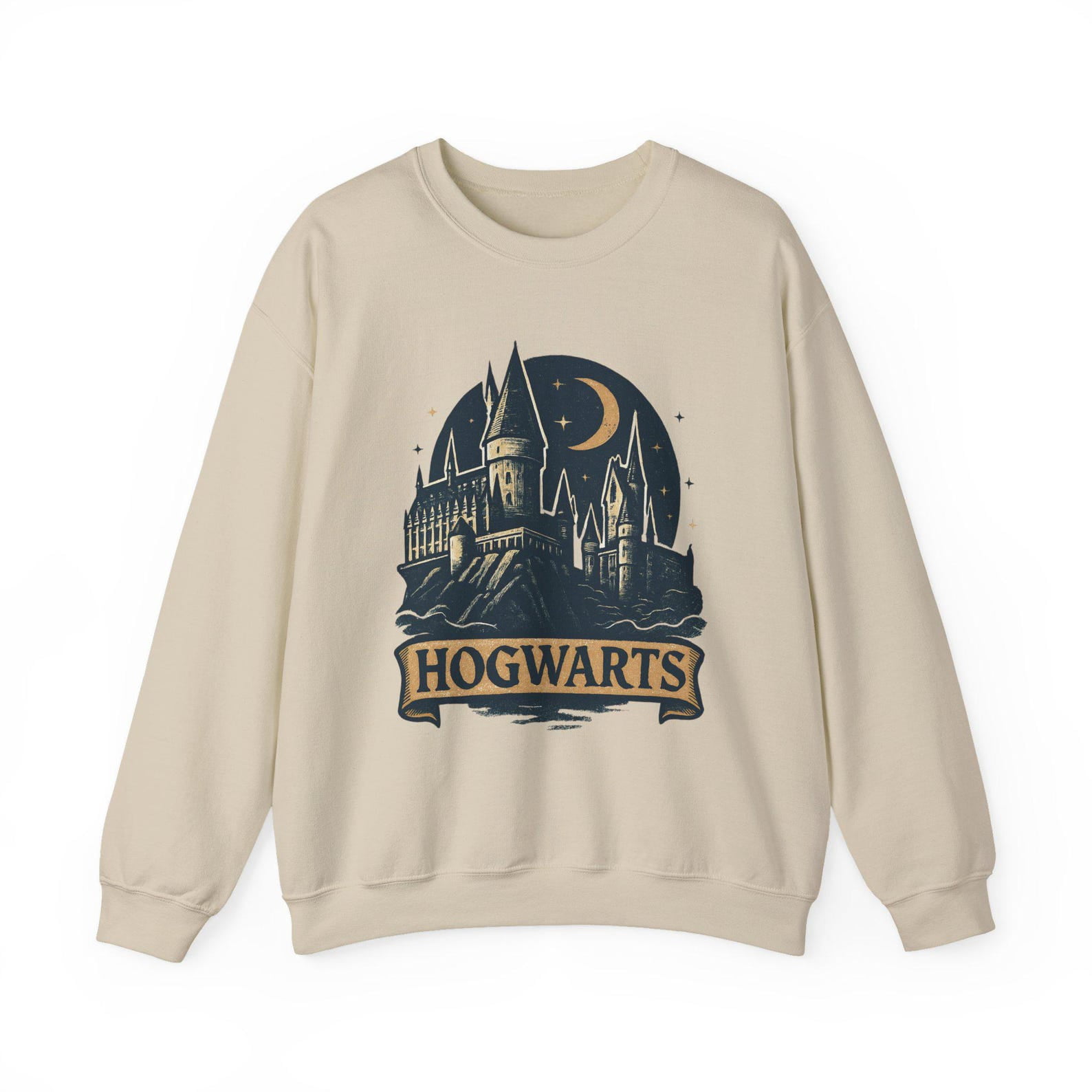 Hogwarts Crewneck Sweatshirt Harry Potter Cozy Unisex Wizard Style Warm ...