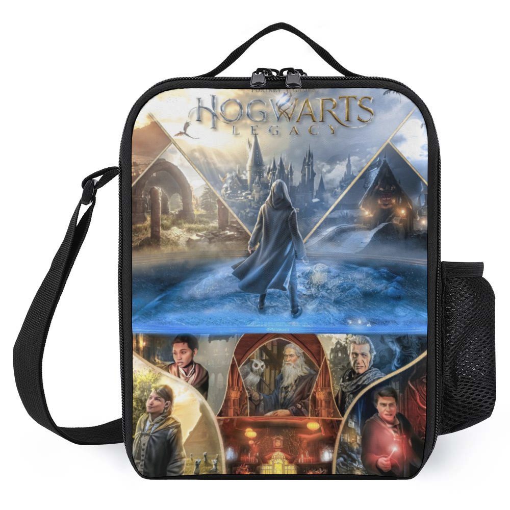 Hogwarts Legacy Lunch Bag, Insulated Lunch Box Large Capacity Reusable ...