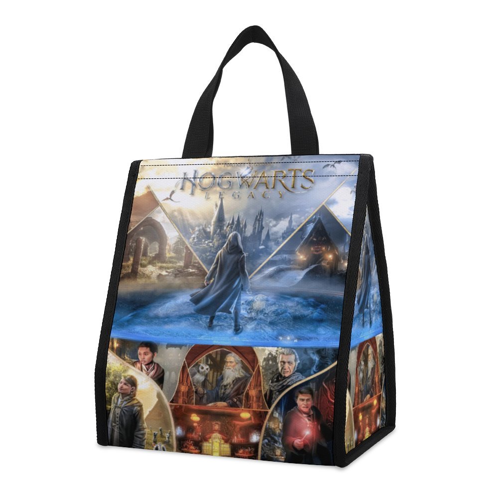 Hogwarts Legacy Lunch Bag, Insulated Lunch Box Large Capacity Reusable ...