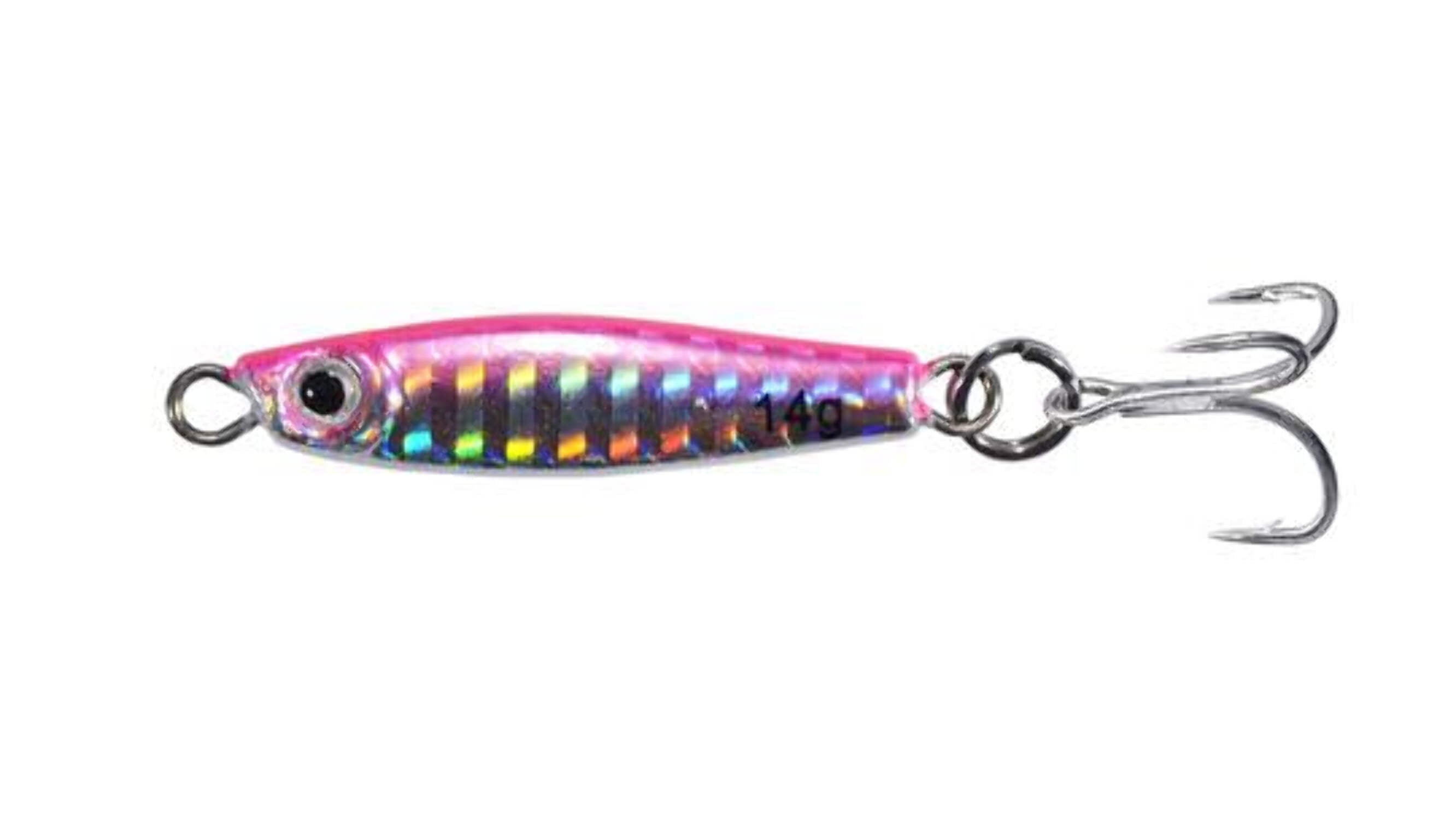 Hogy Heavy Minnow Jig with VMC Treble Hook, 3/4oz, Pink - Walmart.com