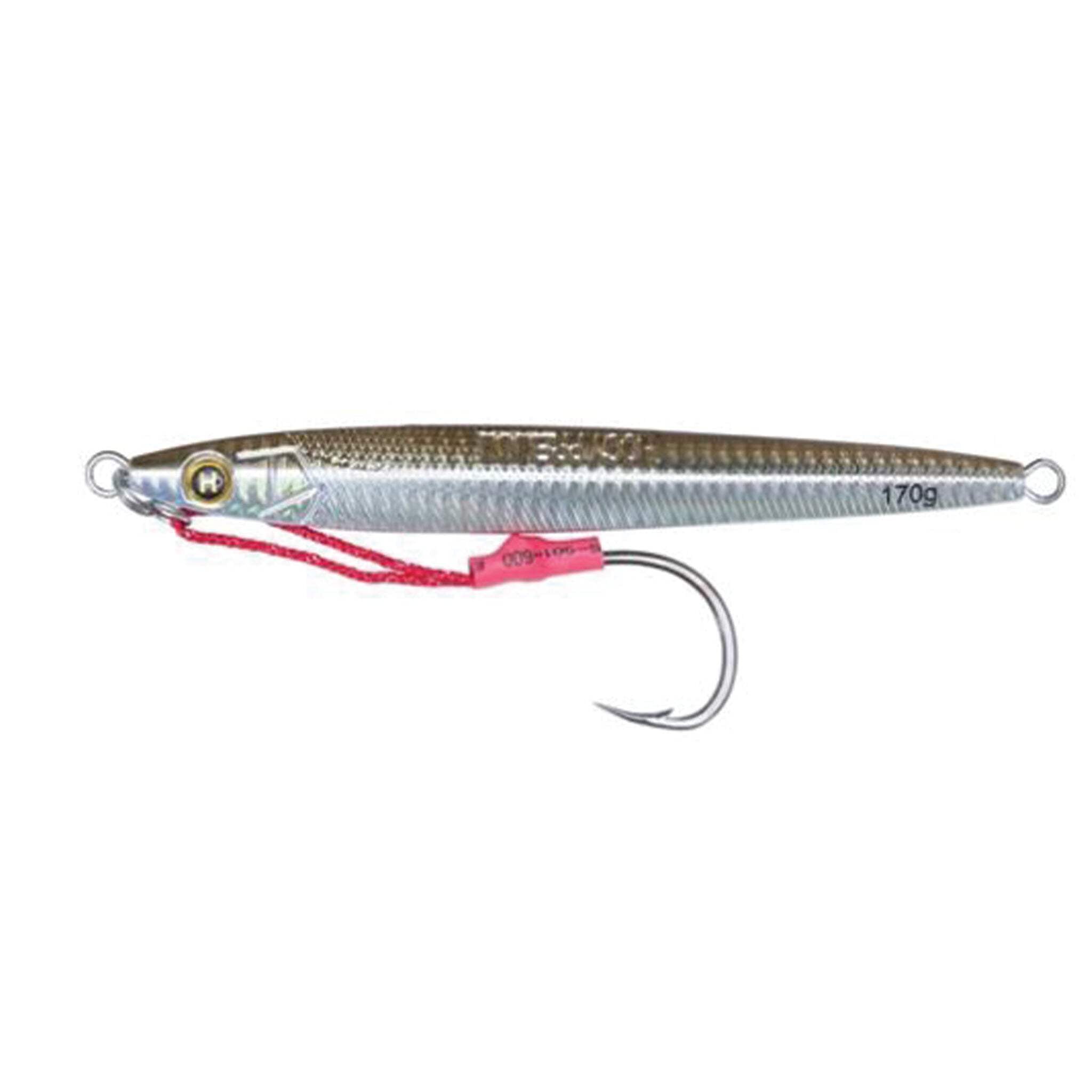 Hogy Sand Eel Jig with Teaser Assist Hook, 6.5oz, Olive - Walmart.com