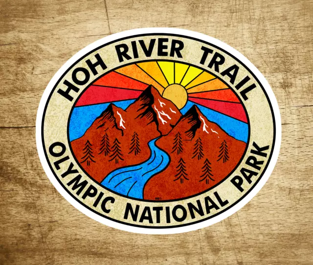 Hoh River Trail Olympic National Forest Decal Sticker Washington Phone ...