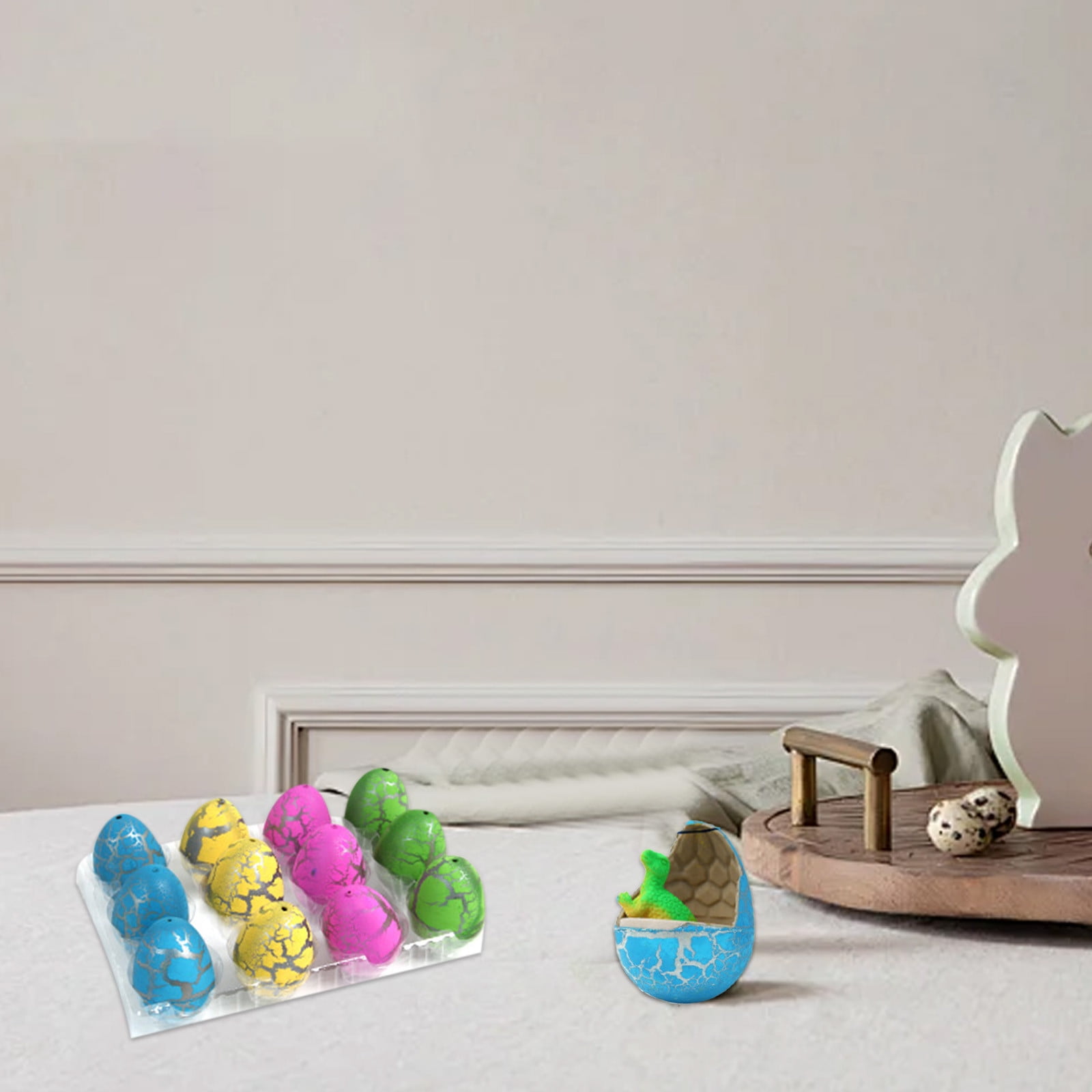Hohaski 12pcs Easter Novelty Dinosaur Expansion Toys – Soaked in Water ...