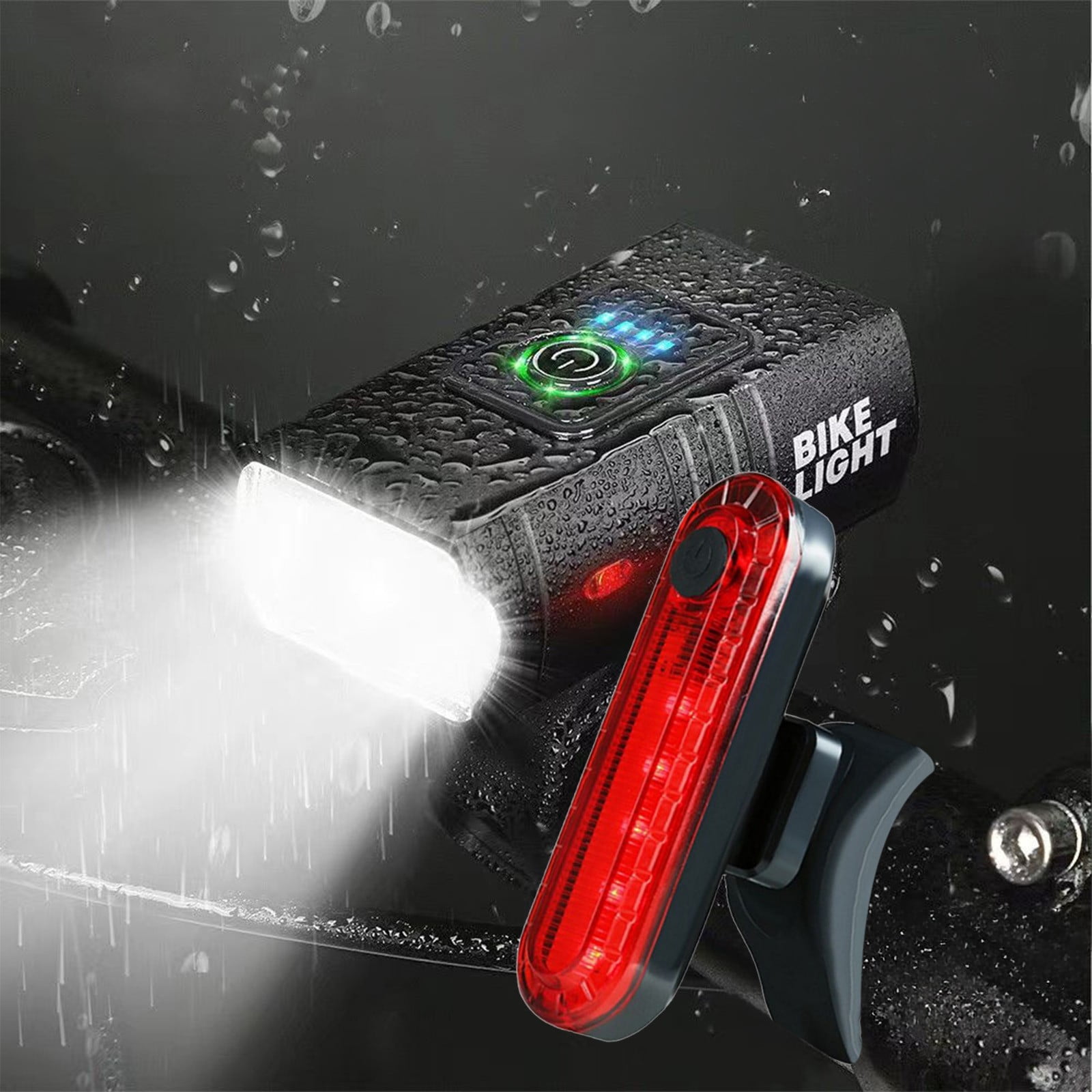 Hohaski Aluminum Alloy Headlights Near and Far Light Outdoor Riding ...