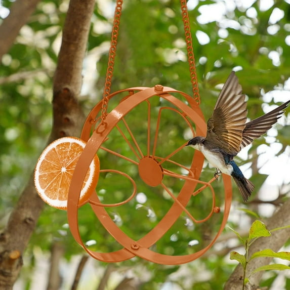 Hohaski Balcony Bird Feeder Metal Hummingbird Feeder Outdoor Garden ...