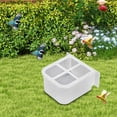 Hohaski Clear Bird Food Box Spillproof Feeder – Keep Your Garden Clean ...