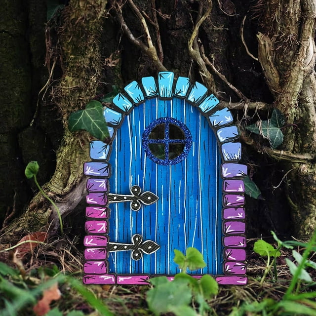 Hohaski DIY Garden Tree Doors Miniature Door Decoration - Magical Tale ...