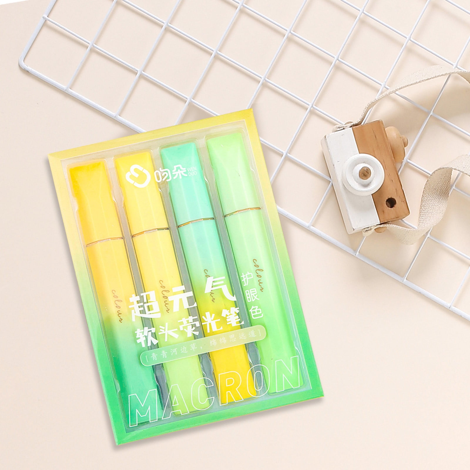 Hohaski Eye Care Fluorescent Pen High Value Key Marking Pen Student ...