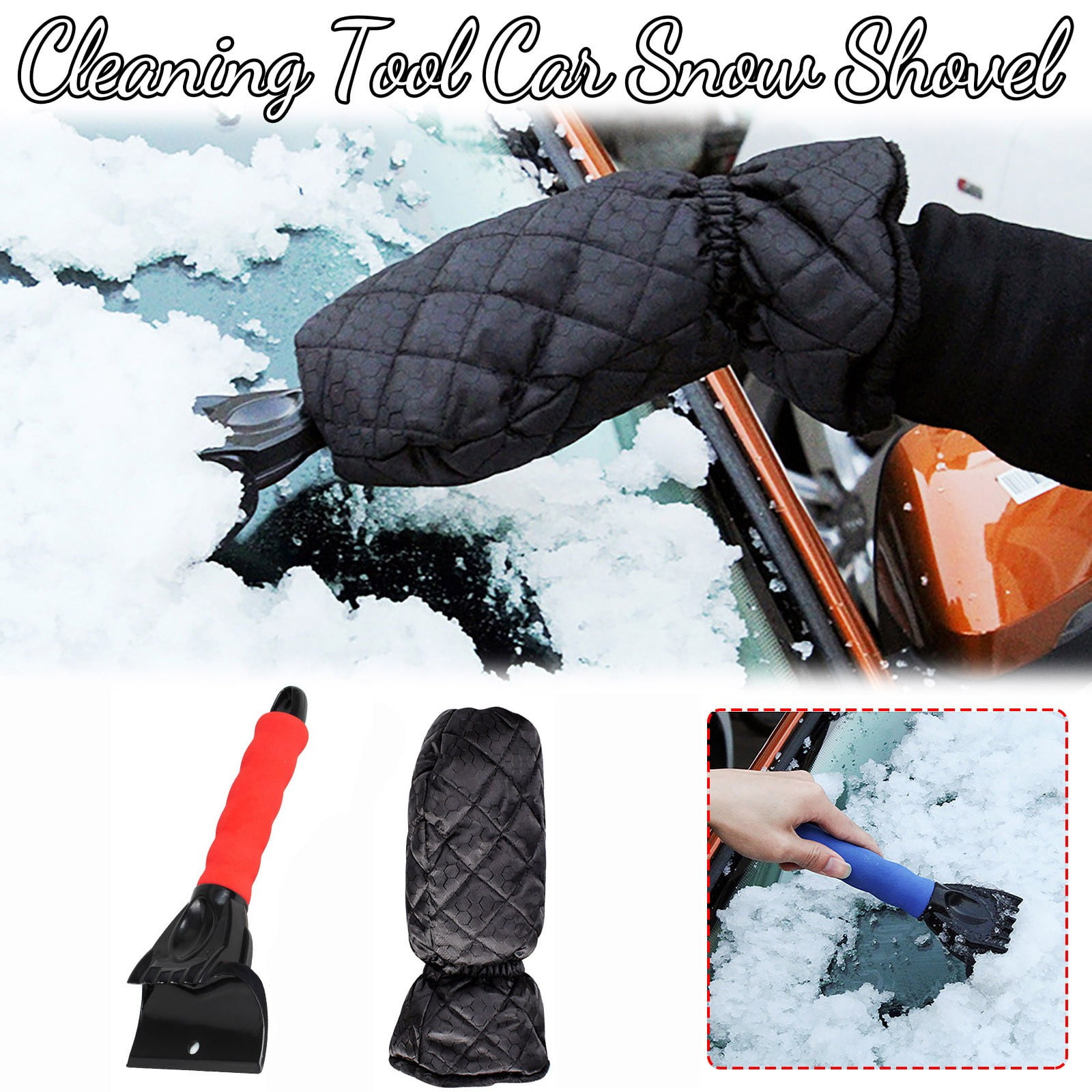 Hohaski Heavy-Duty Car Snow Shovel - Essential Cleaning Tool for Winter ...