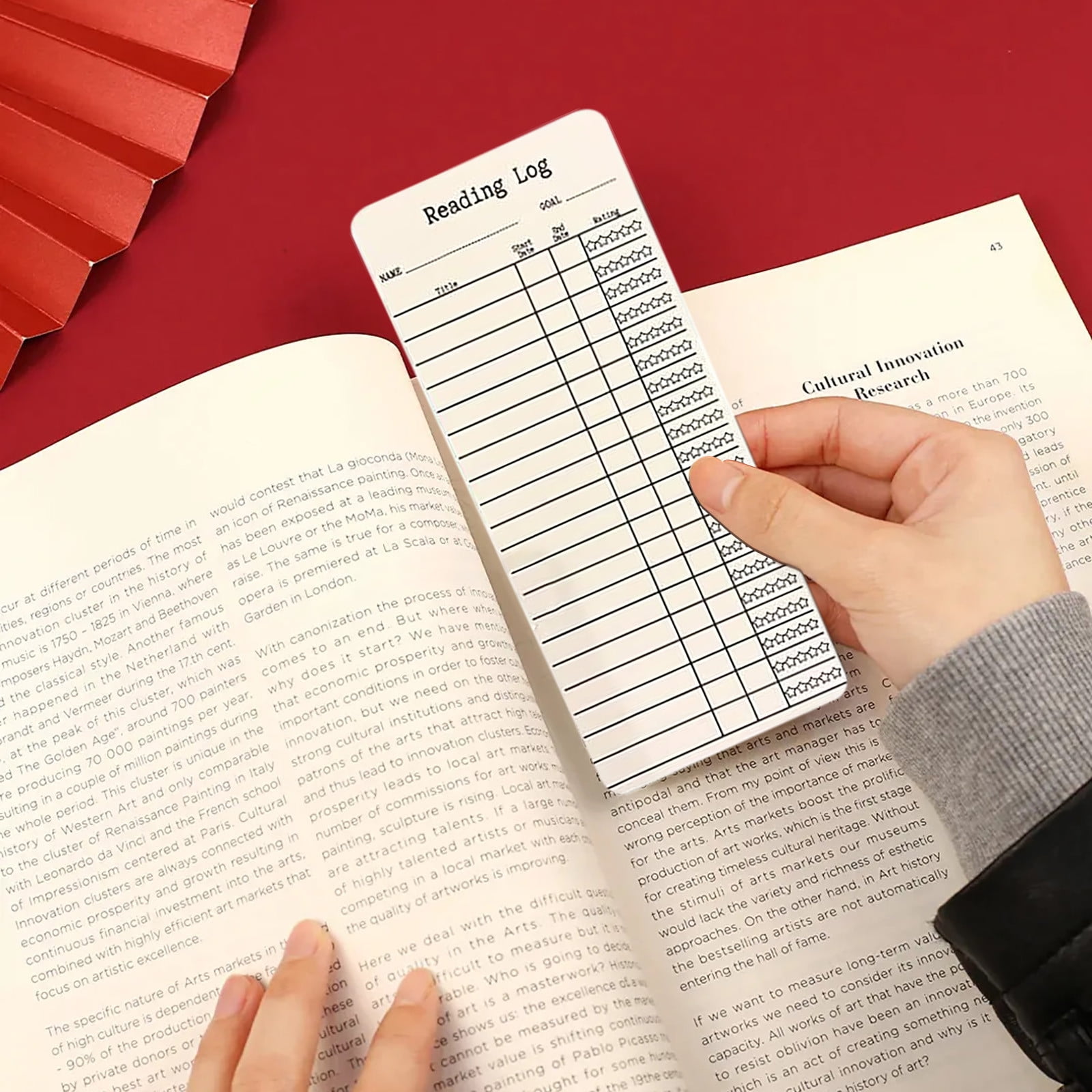 Hohaski New Easy Reading for Students Reading Hobby Library Card ...