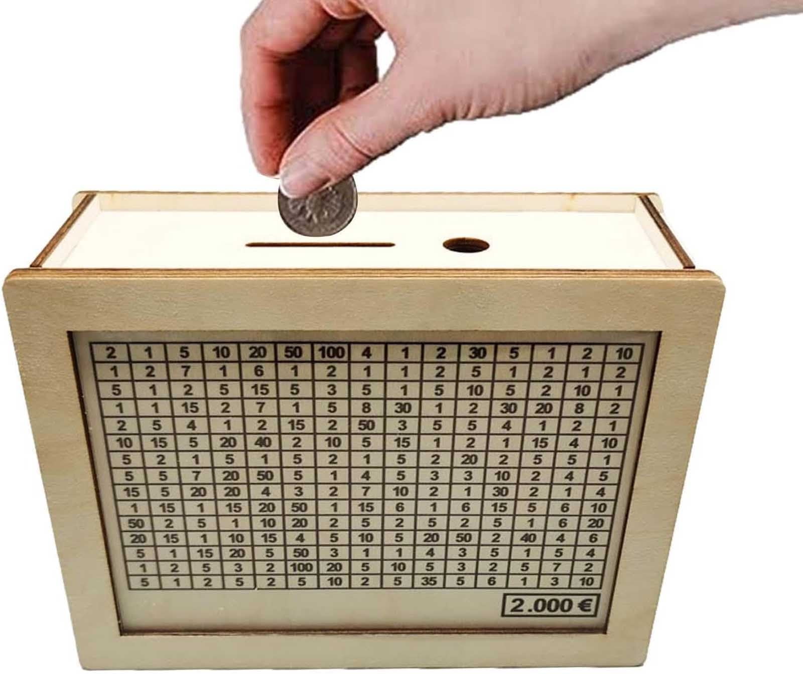 Hohaski Portable Wooden Money Box with Counter - Crafty Solution for ...