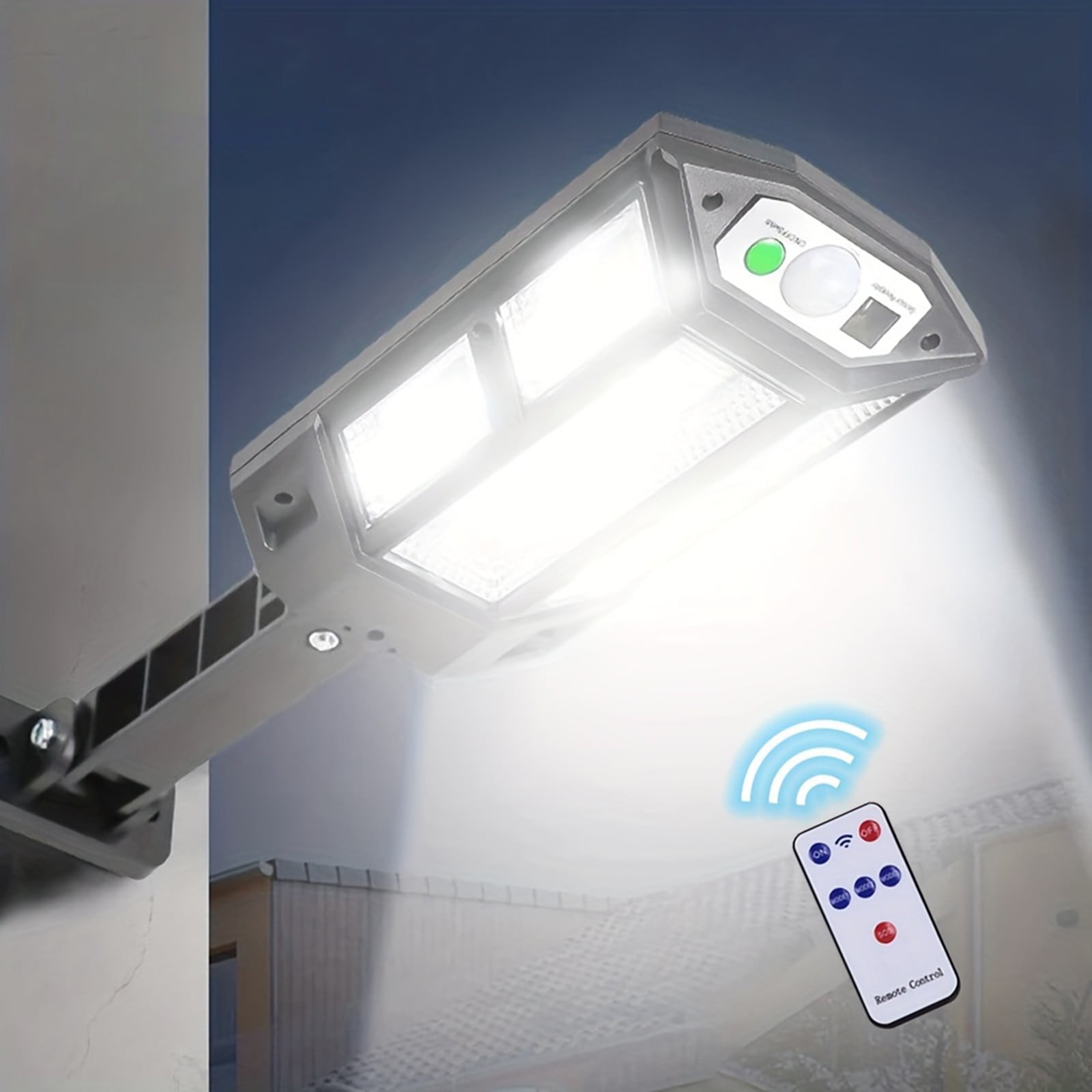 Hohaski Powerful Solar LED Street Lights 3 Modes with Motion Sensor ...