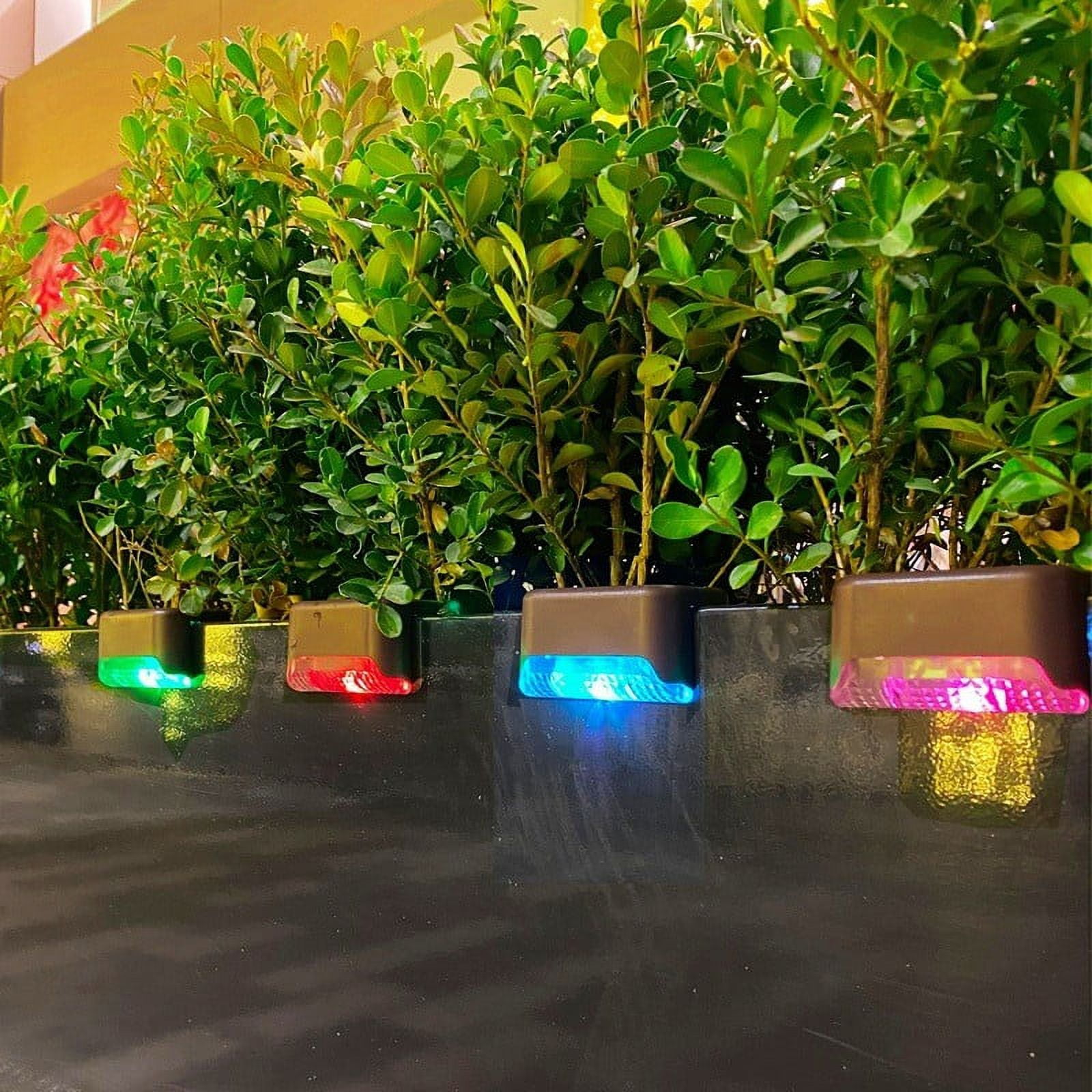 Hohaski Solar Staircase Light, Outdoor Staircase Light, LED Staircase ...