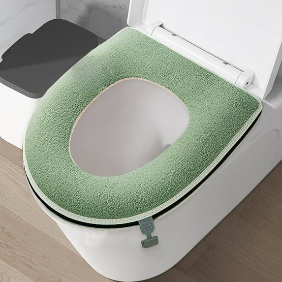 Hohaski Thickened Toilet Seat Carrying Handle Complete Coverage Winter ...