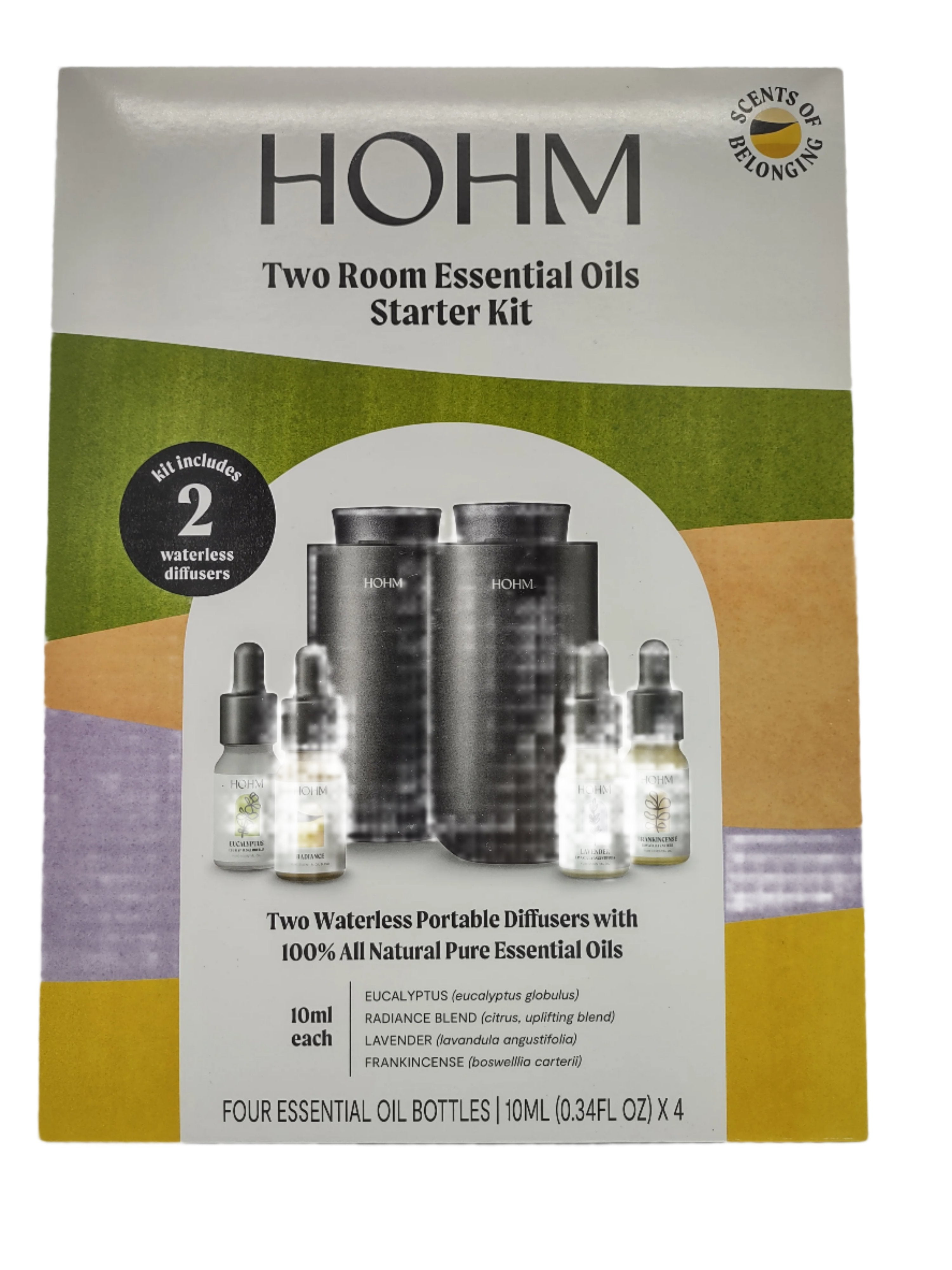 Hohm Vessel Waterless Diffuser – Portable Essential Oil Atomizer ...