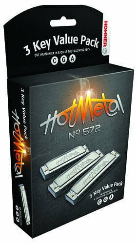 Hohner Hot Metal Harmonica Value Pack - Walmart.com