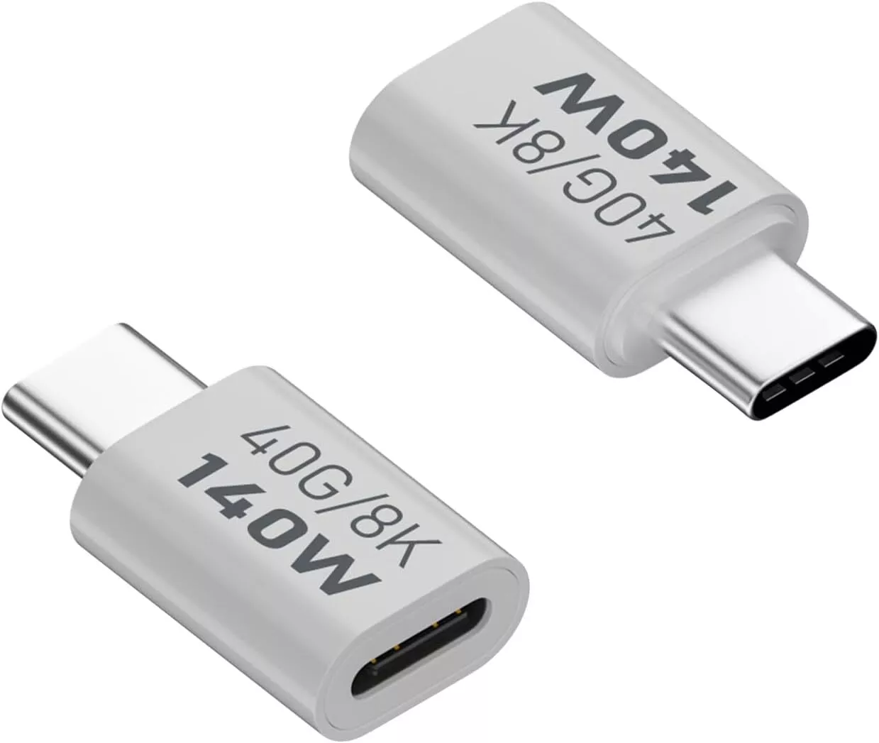 Hoibon 140W USB C Adapter Extender 40Gbps USB Type C 4.0 Male to Female ...