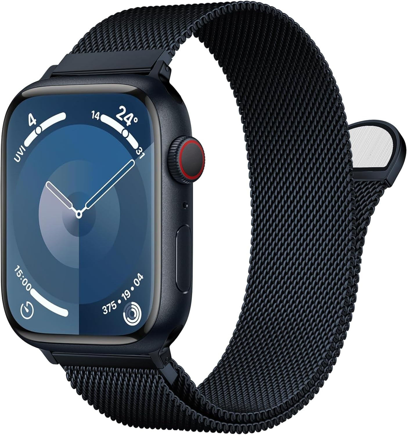 Hoibon Mesh Metal Bands Compatible with Apple Watch Band 38mm 40mm 41mm ...