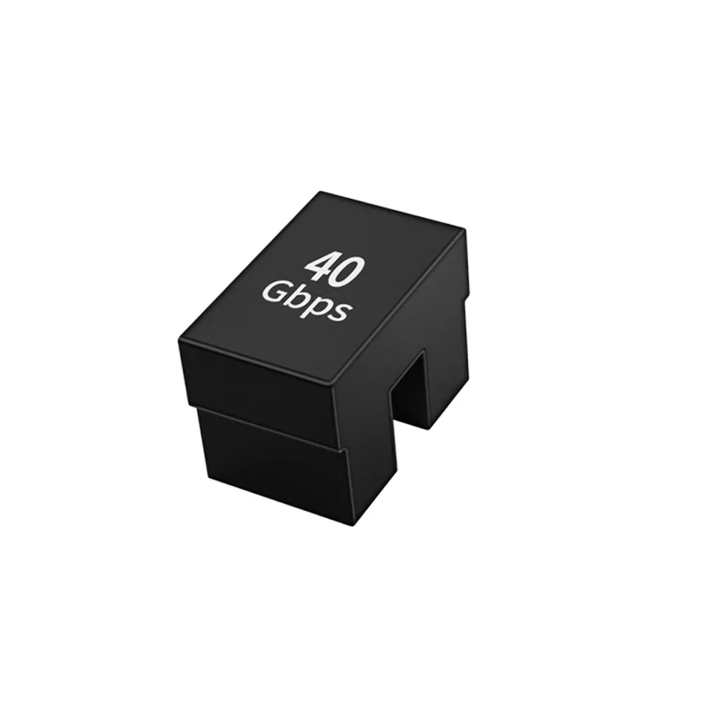 Hoibon USB C 180 Degree Angled Adapter, U Shape USB C 4.0 Female to ...