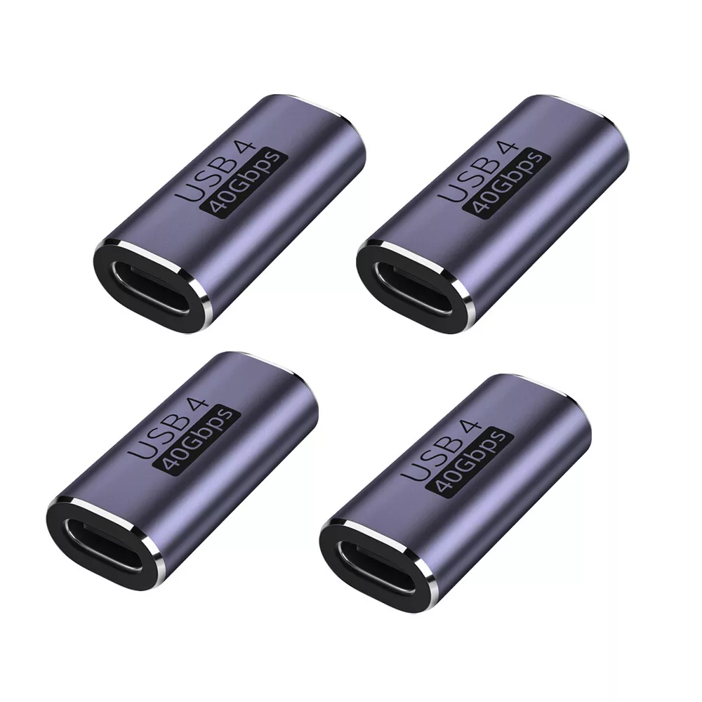 Hoibon USB C Adapter 40Gbps, USB C Male to Female Adapter Right Angle ...