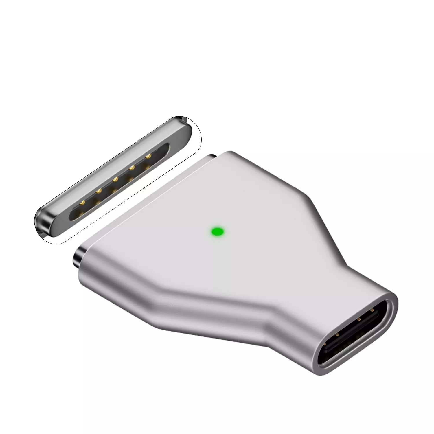 Hoibon USB C to Magnetic Adapter, Type-C to Magnetic 3 T-Head PD 140W ...