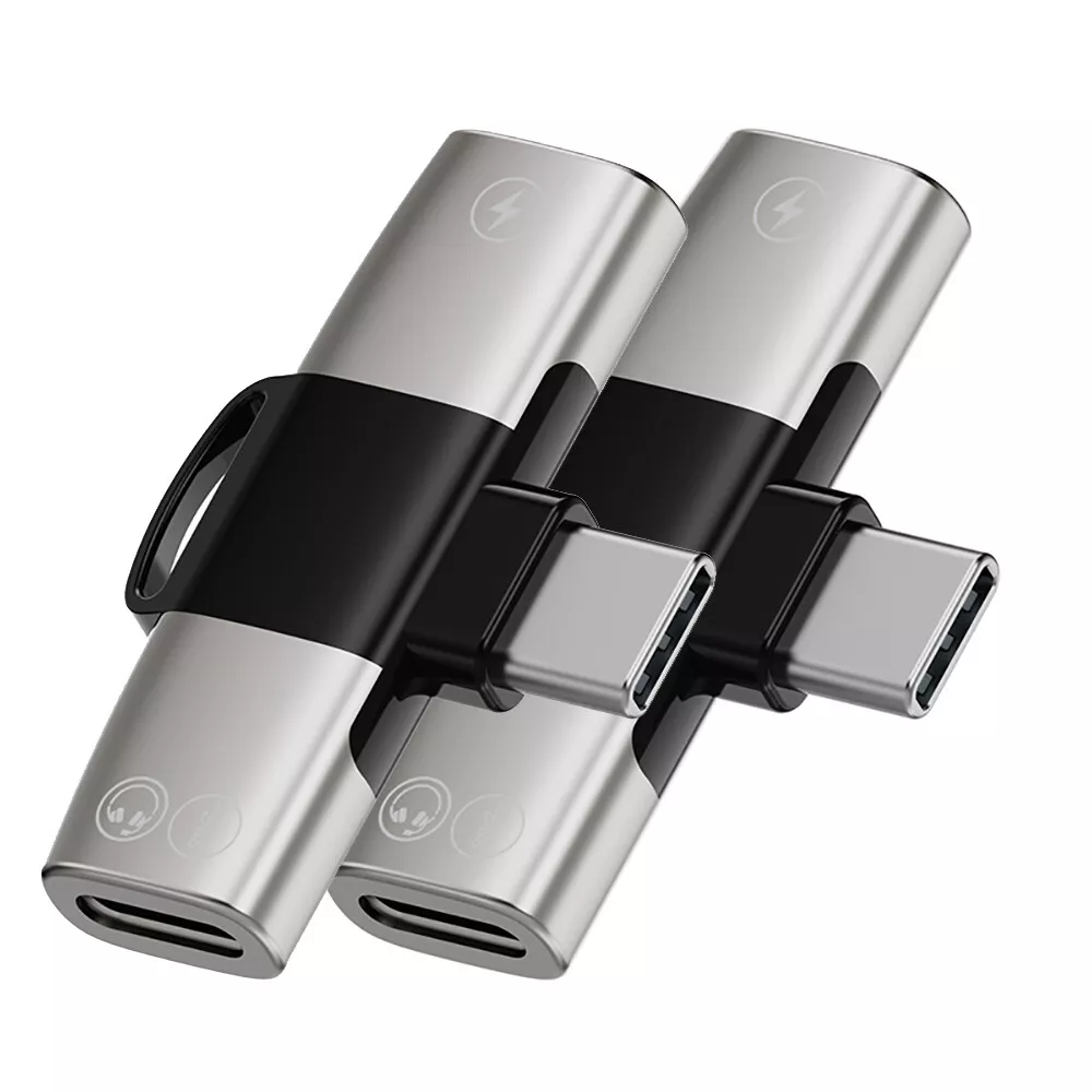 Hoibon USB C to Type C Headphone Charger Adapter USB C PD Charging Port ...