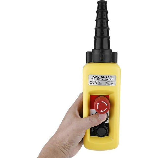 Hoist Push Button Switch, Crane Hoist Control Crane Chain Hoist Push Up ...