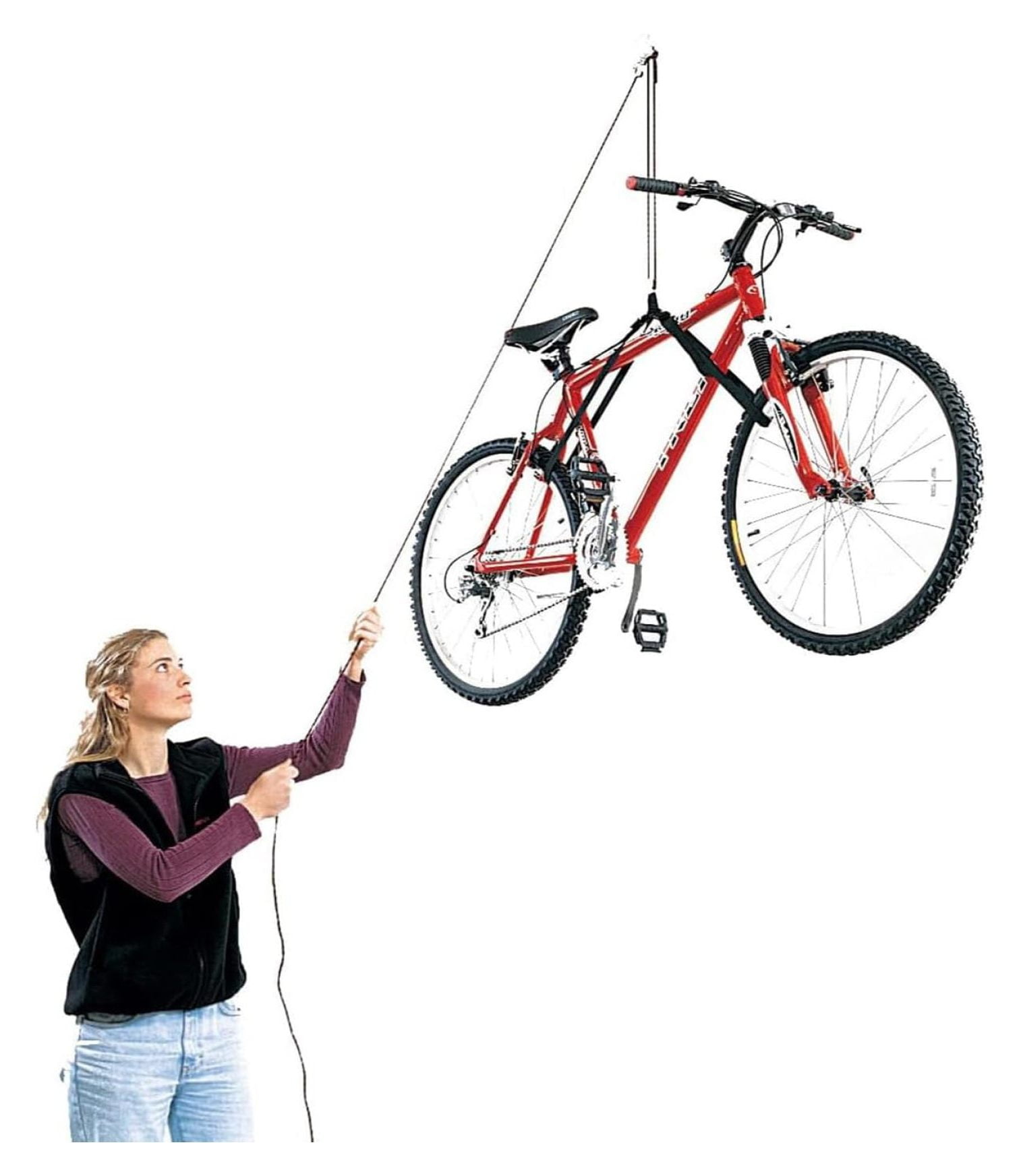 Hoister - Overhead Garage Storage 1 Point Hoist System for Bikes ...