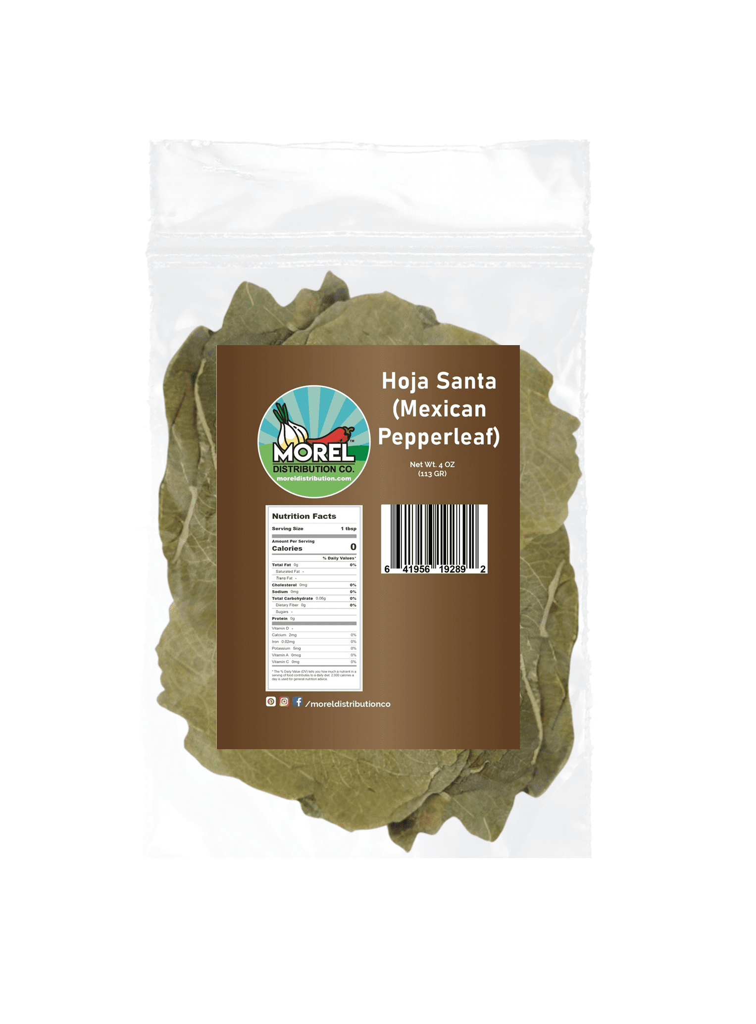 Hoja Santa Yerba Santa Leaf Leaves Herb Herbal Tea Mexican pepperleaf: 4 oz. - Walmart.com