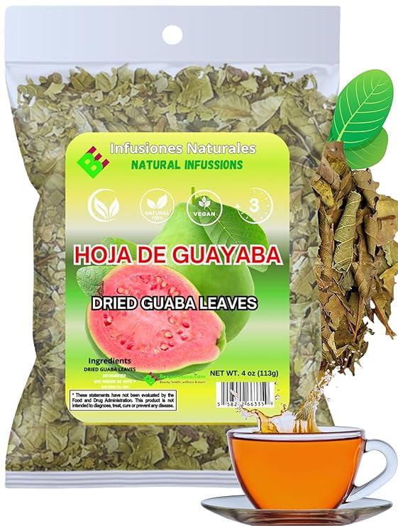 Hojas de Guayaba Té (Whole Dried Guava Leaf Tea) - 4oz (113g) | Crafted ...