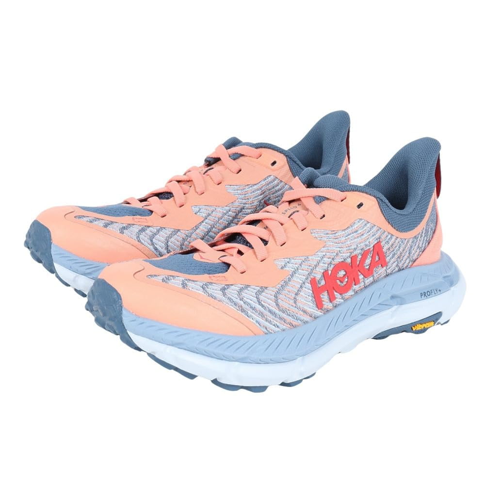 Hoka Mafate Speed 4 Trail Running Shoes Women Turquoise, Papaya Royal ...