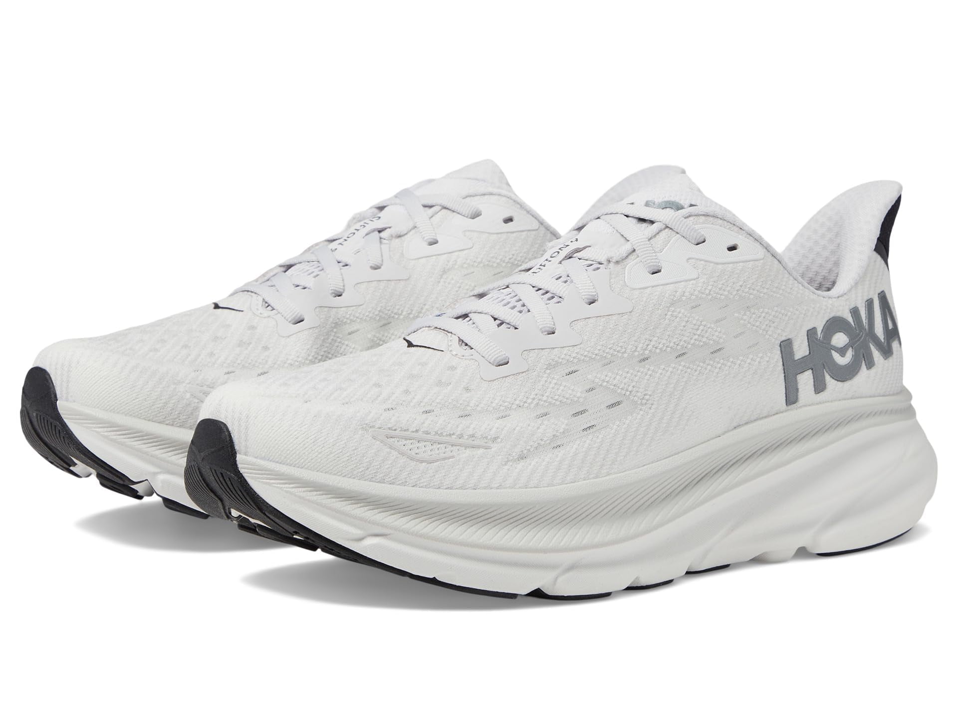 Hoka Men's Clifton 9 Sneaker, Nimbus Cloud/Steel Wool, 11.5 - Walmart.com