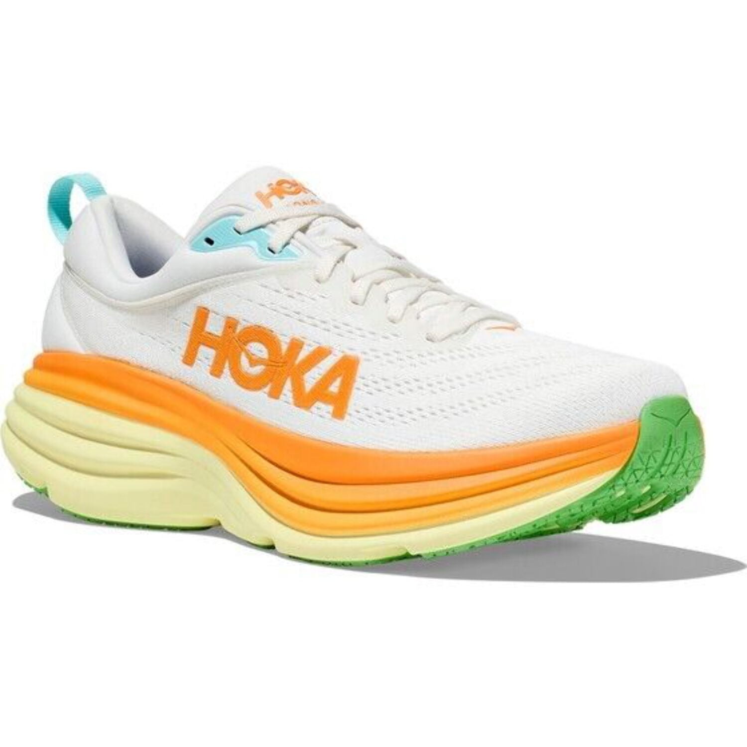 Hoka One One Bondi 8 1123202-BNCS Sneakers Mens US 8 White Running ...