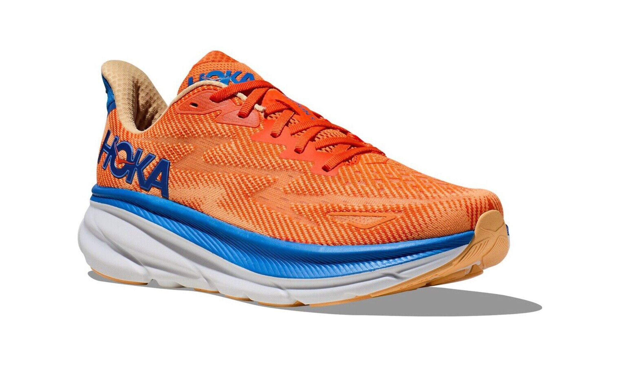 Hoka One One Clifton 9 1127895/VOIM Sneakers Men's Orange Running Shoes ...