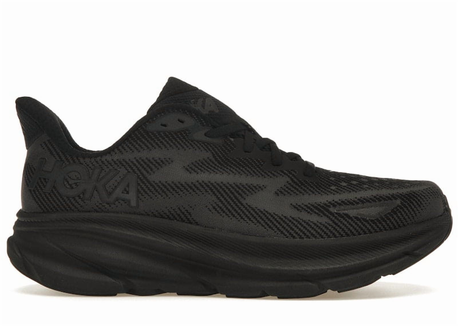 Hoka One One Men's Clifton 9 Triple Black Running Shoes, from StockX ...