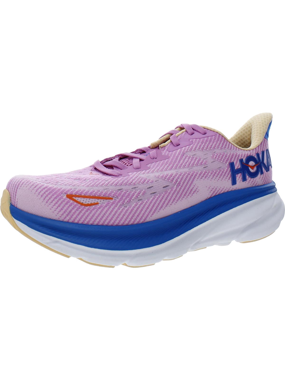 Hoka One One Womens Clifton 9 Running Shoes, Fitness Workout Trainers ...