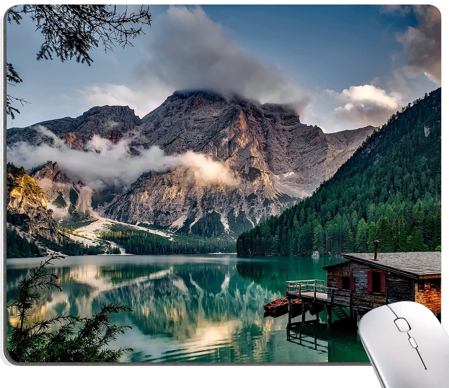 Hokafenle Mouse Pad, Natural Mountains Landscape Mouse Pad, Computer ...