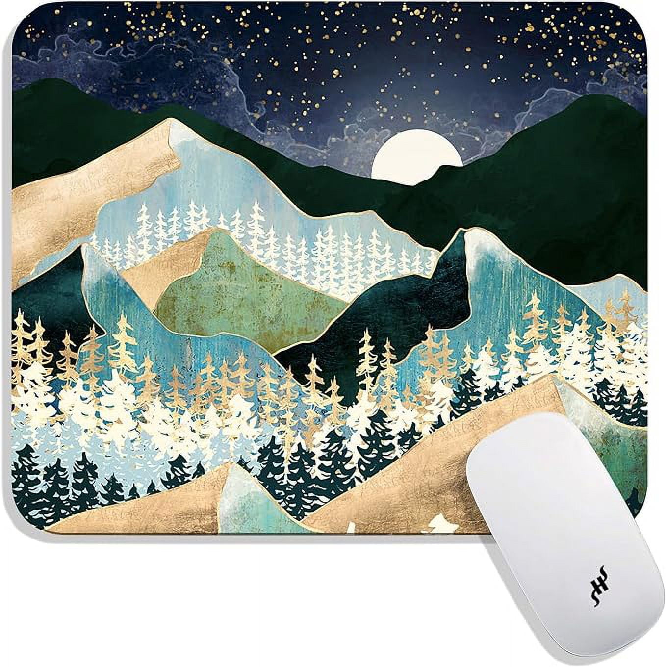 Hokafenle Square Mouse Pad, Smooth Premium-Textured Mouse Mat Thick ...