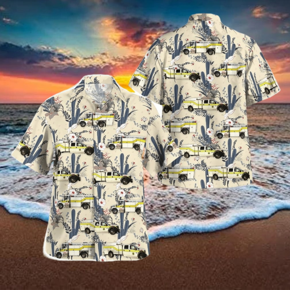 Hoke County Rescue Squad Hawaiian Shirt - Walmart.com