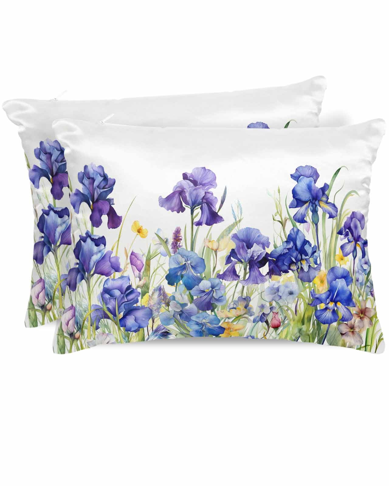 Hokiten King Size Pillow Cases Set of 2, Pillow Covers for Bed, Blue ...