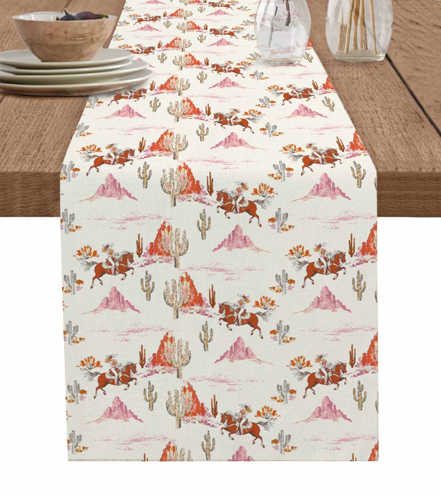 Hokiten Table Runners 120 Inches Long Dress Scarves, Pink Western ...