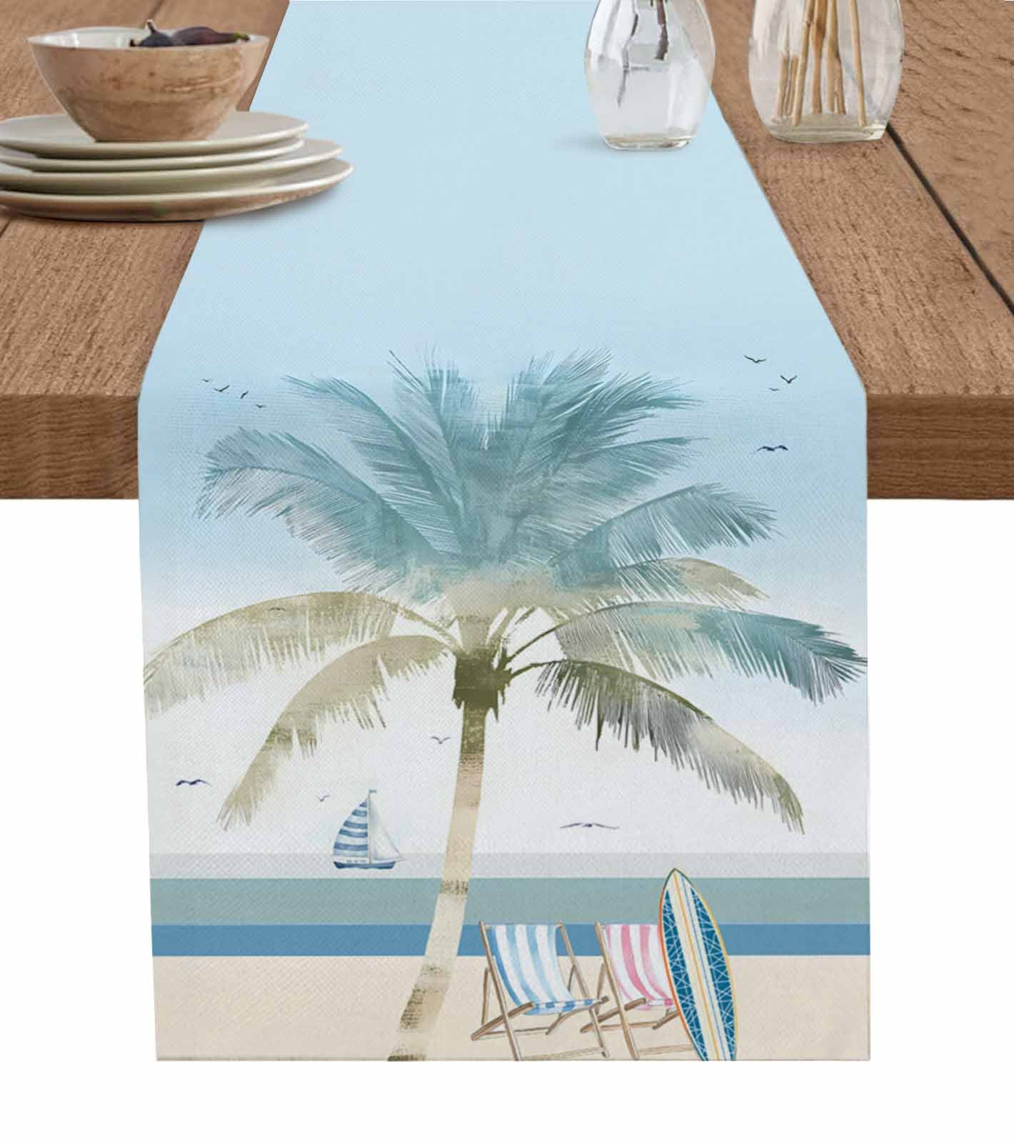 Hokiten Table Runners 120 Inches Long Dress Scarves, Summer Beach Chair ...