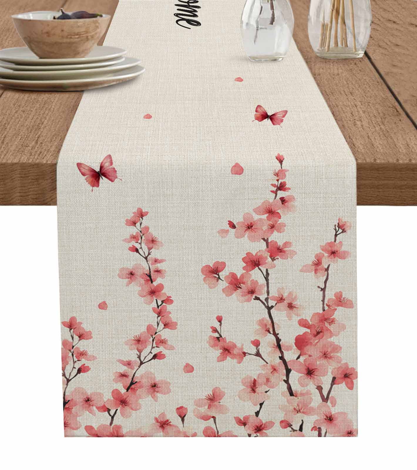 Hokiten Table Runners 36 Inches Long Dress Scarves, Cherry Blossoms ...