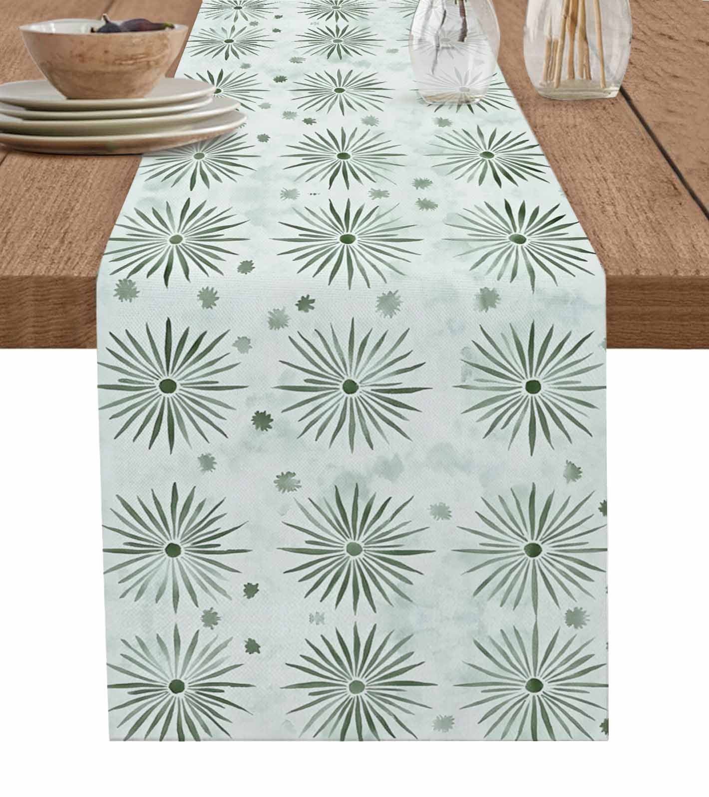 Hokiten Table Runners 36 Inches Long Dress Scarves, Sage Green ...