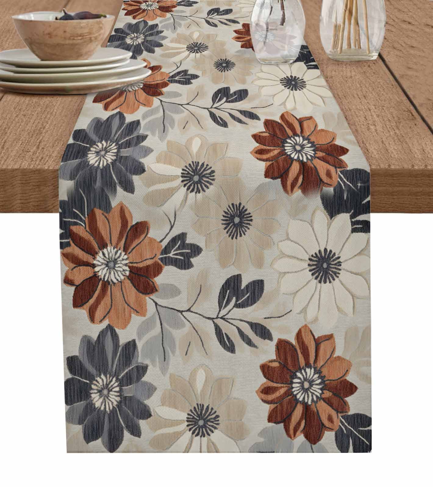 Hokiten Table Runners 36 Inches Long Dress Scarves, Vintage Spring ...