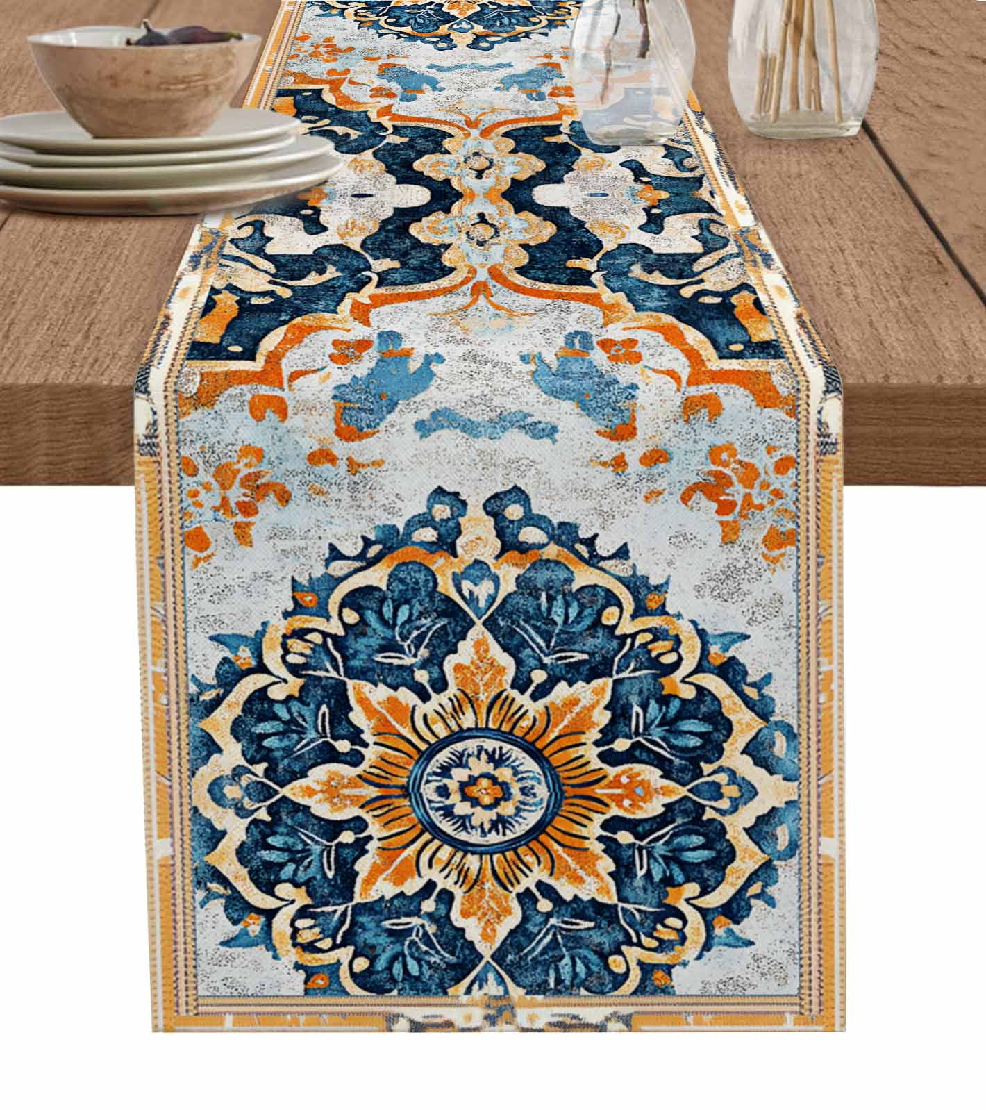 Hokiten Table Runners 48 Inches Long Dress Scarves, Bohemian Farmhouse ...