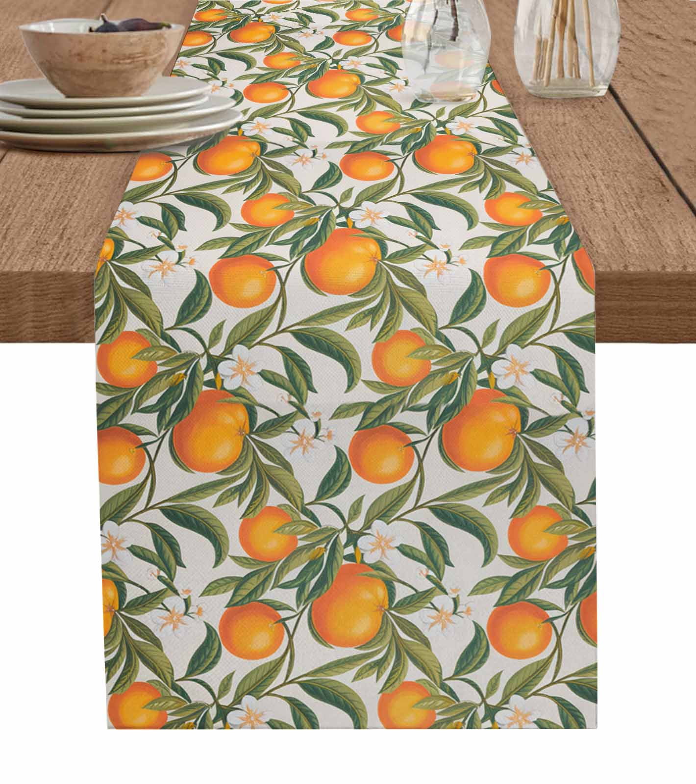 Hokiten Table Runners 48 Inches Long Dress Scarves, Country Orange ...