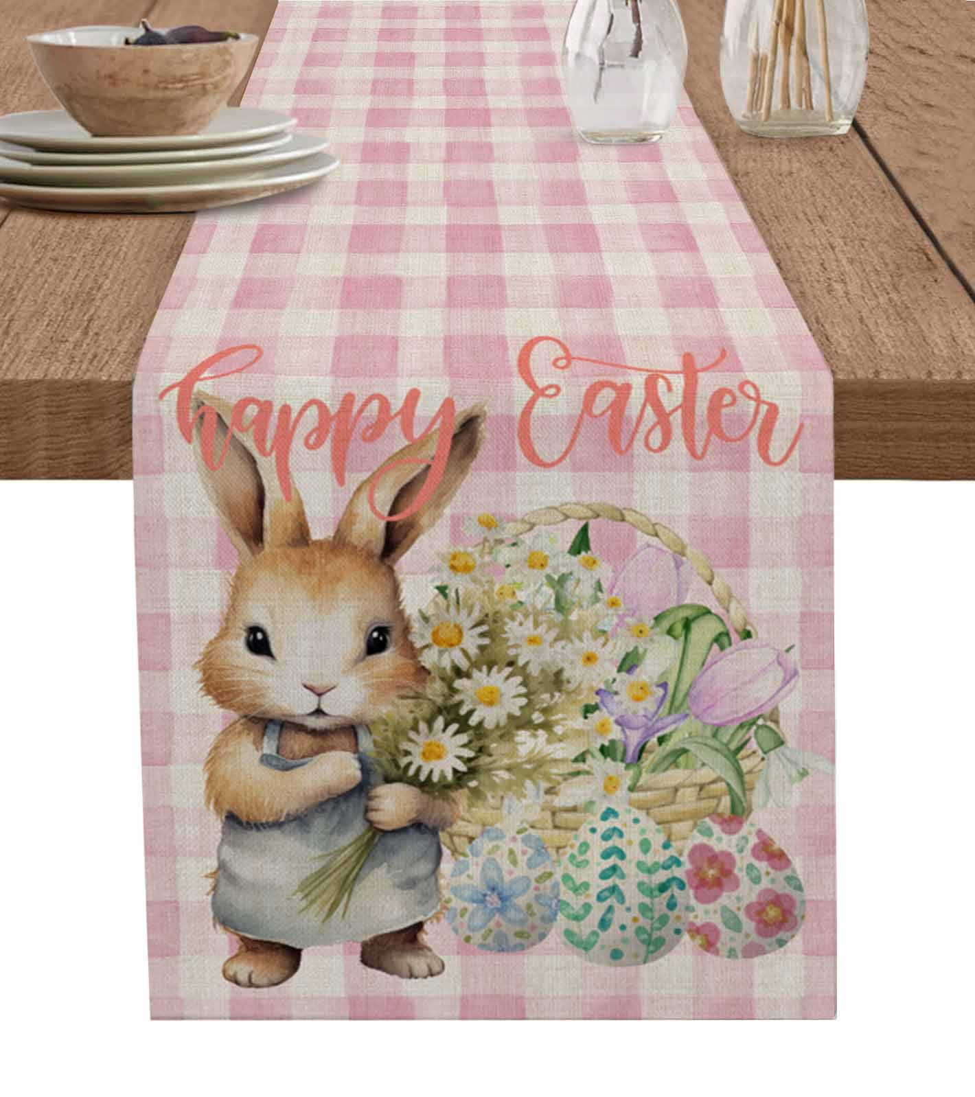 Hokiten Table Runners 48 Inches Long Dress Scarves, Easter Day ...