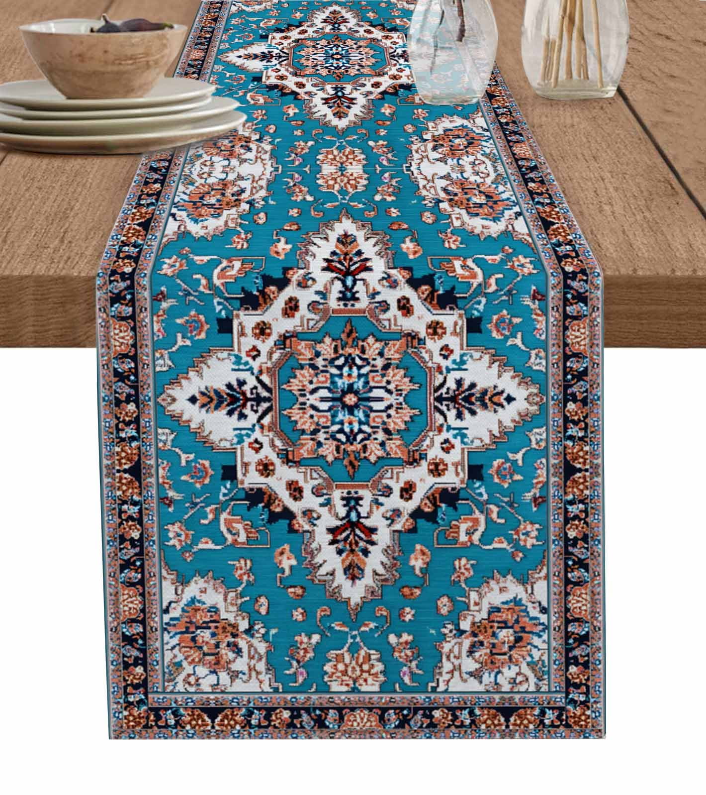 Hokiten Table Runners 60 Inches Long Dress Scarves, Colorful Boho ...